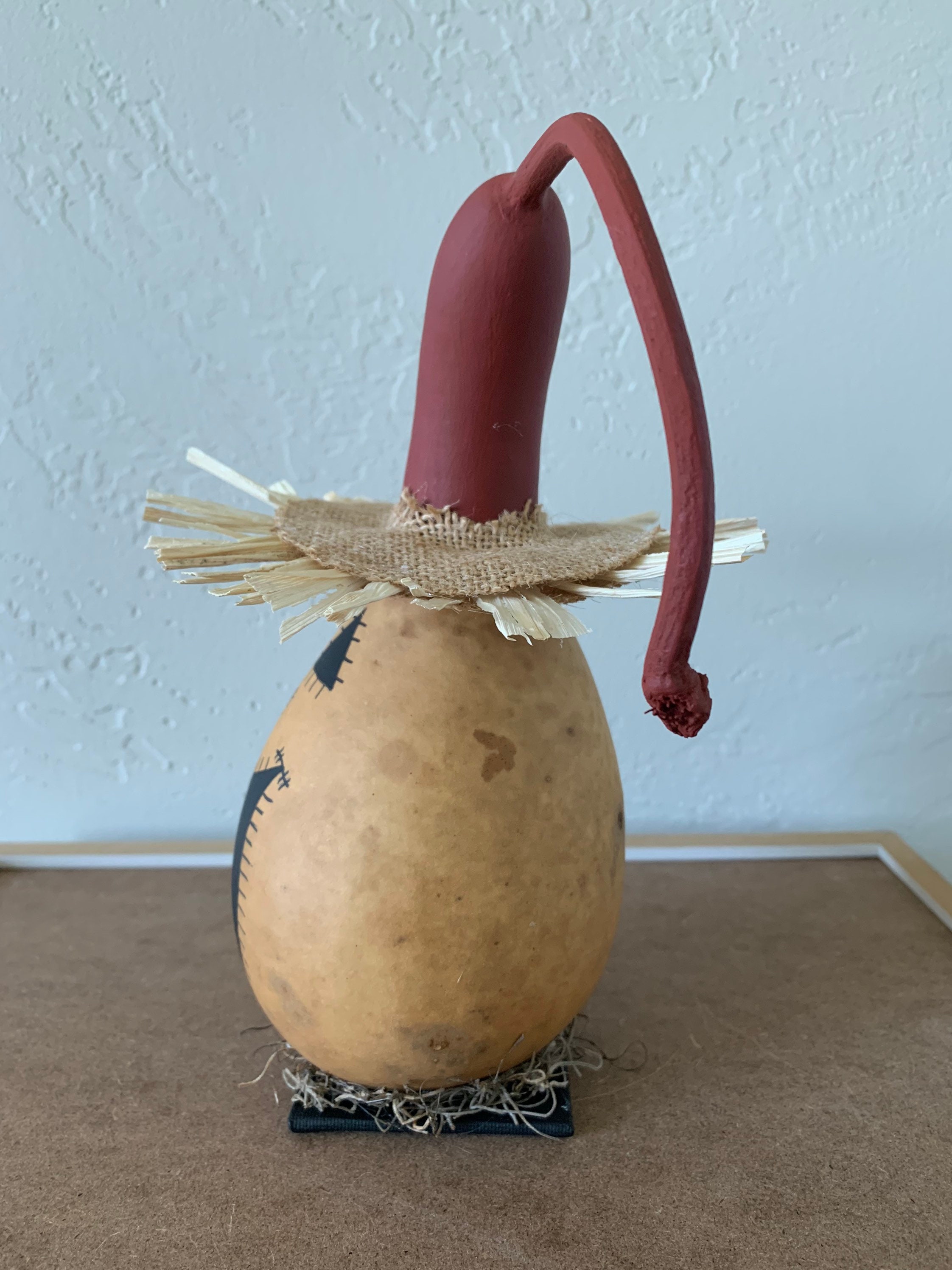 Scarecrow Gourd, Scarecrow Decor, Fall Scarecrow - Etsy