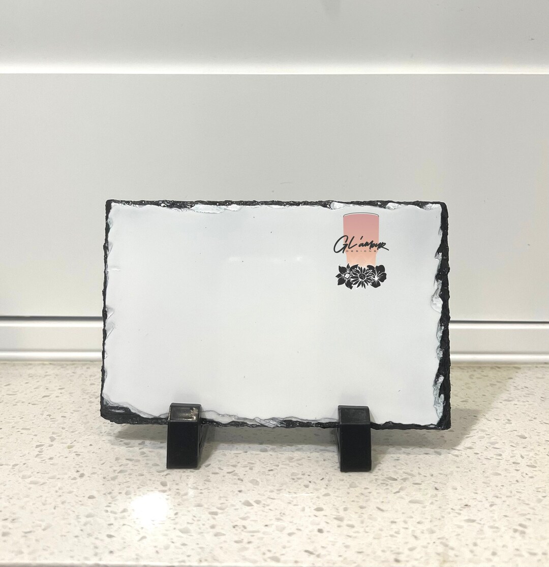 5.25L X .25W X 3.5H Photo Slate Rock Sublimation Plaque - Etsy