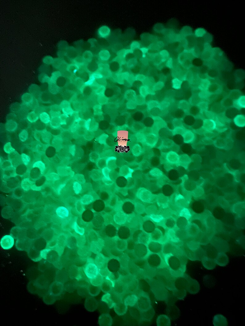 Glow in the Dark Green Rhinestones - 1440 Pcs - Etsy