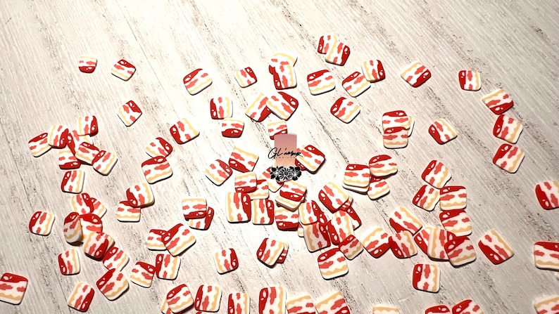 Bacon Polymer Slices - 5mm Small - Etsy
