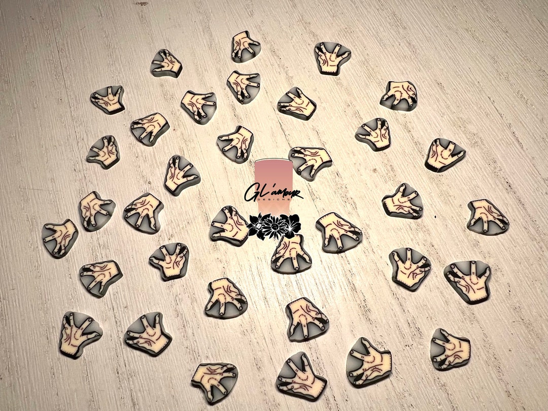 Creepy Mano Polymer Slices - 10mm Large - Etsy