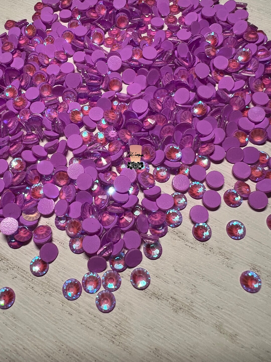 Glow in the Dark Purple Rhinestones - 1440 Pcs - Etsy