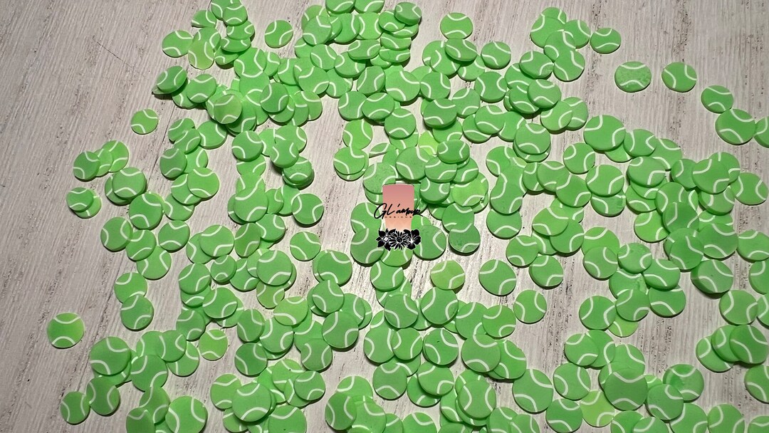 Tennis Ball Polymer Slices - Small 5mm - Etsy