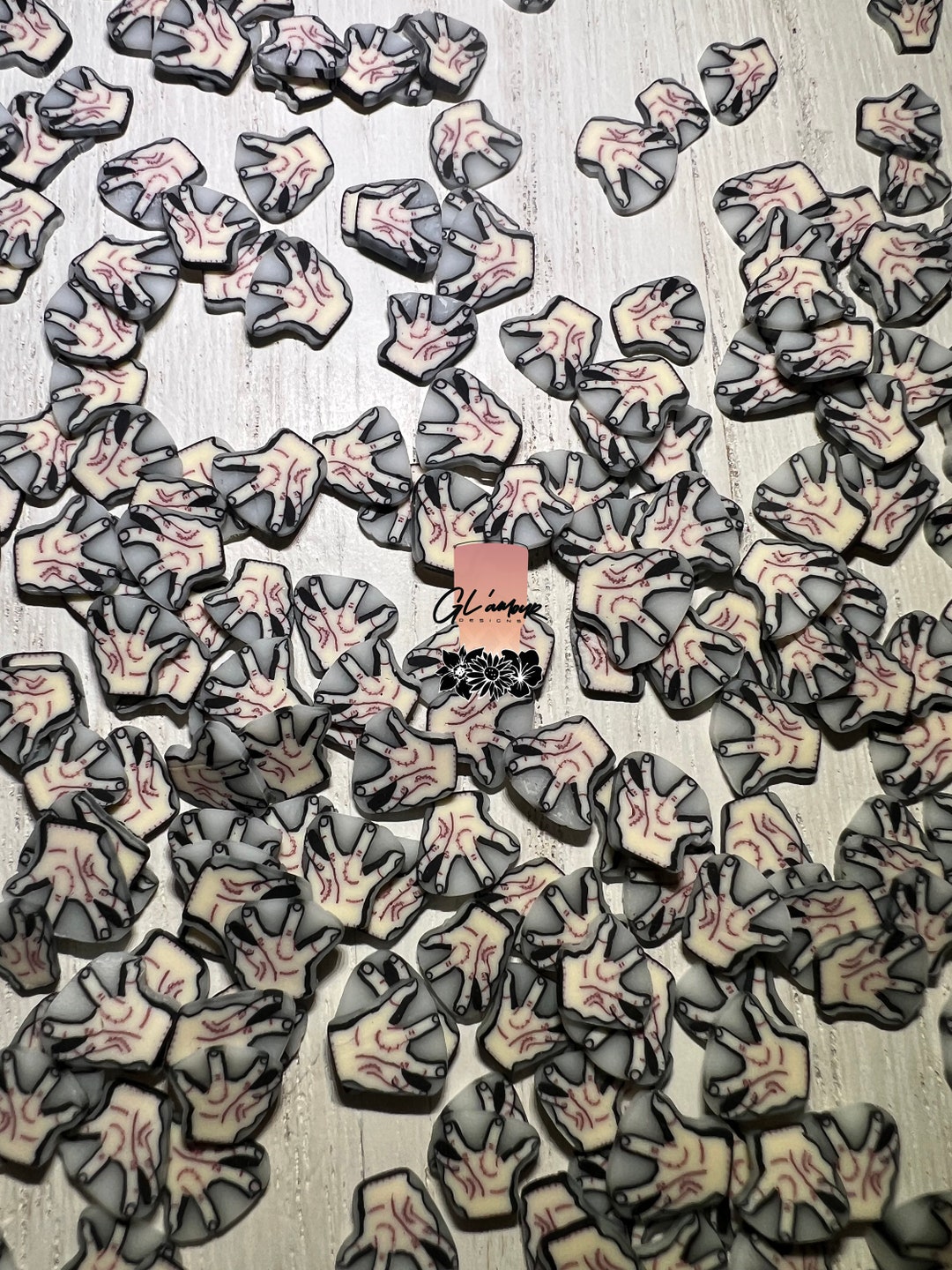 Creepy Mano Polymer Slices - 5mm Small - Etsy