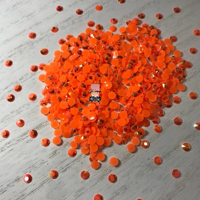 Orange Rhinestones - Etsy