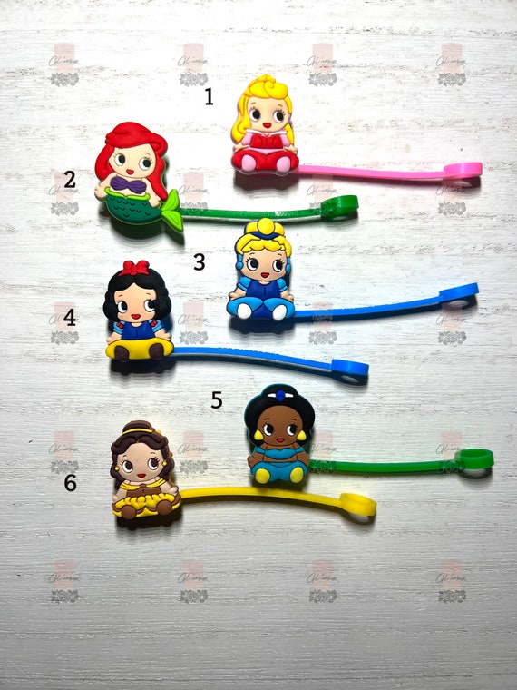 Princess Straw Toppers/ Reusable Straw Covers | Etsy