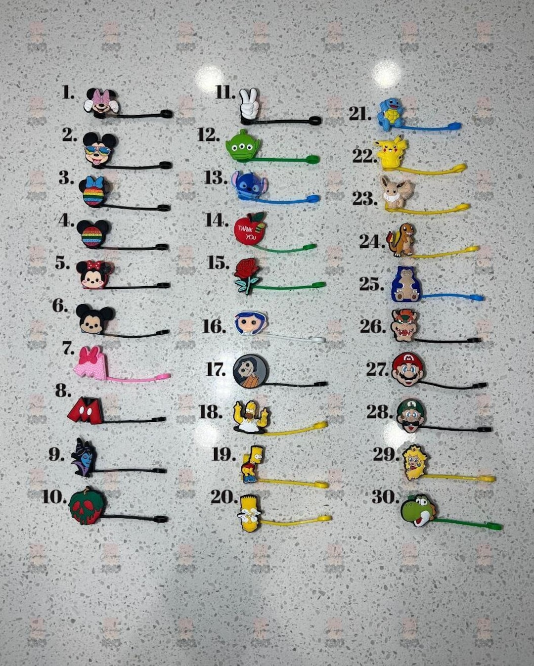 Cool Straw Toppers / Reusable Straw Covers - Etsy