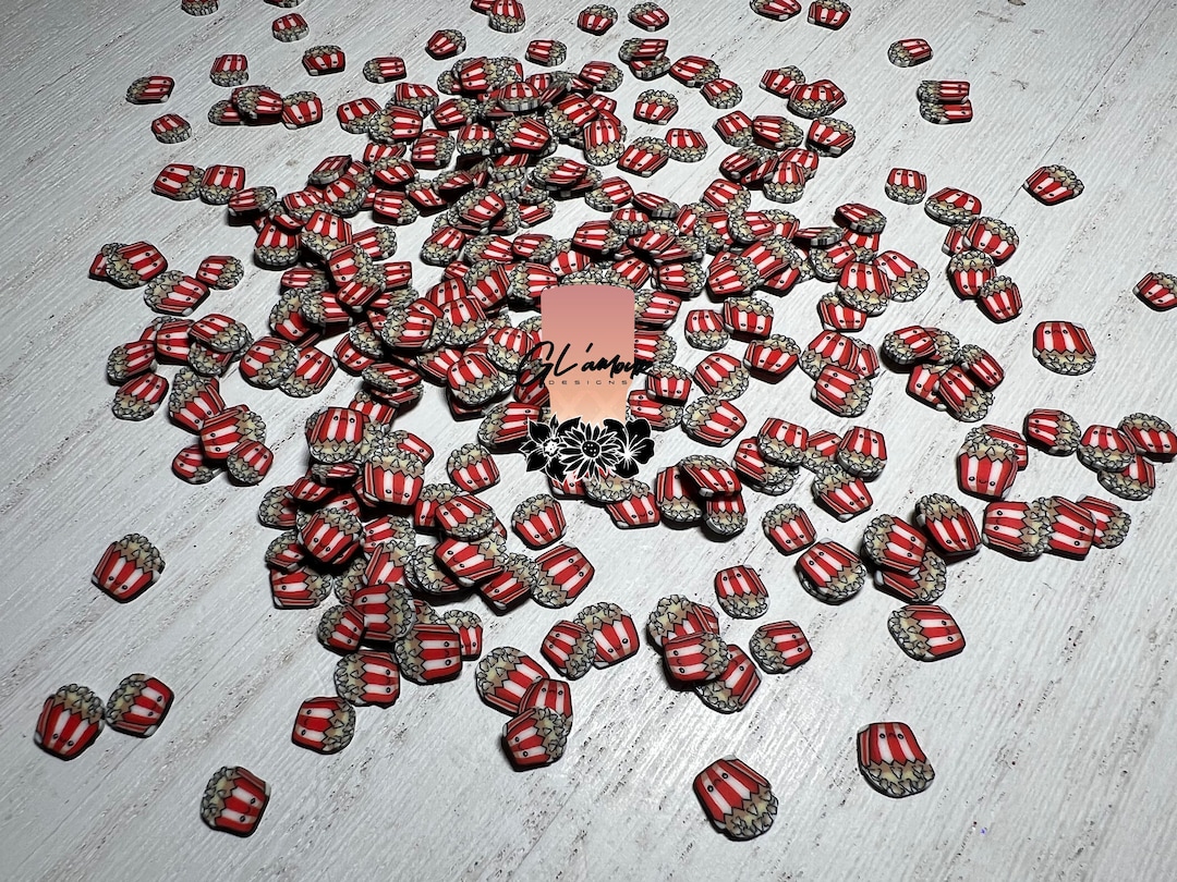 Popcorn Polymer Slices - 5mm Small - Etsy