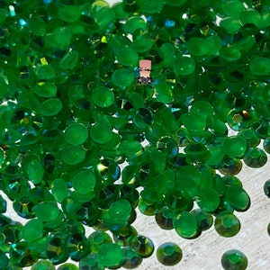 AB Jelly Emerald Flat Back Resin Rhinestones - 1000 Pcs - Etsy