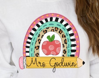 PNG Custom Teacher Name Sublimation Design Notebook Paper Design ...