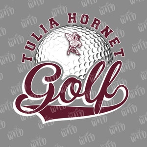 PNG - CUSTOM Golf Team Mascot Spirit Shirt Design - Golf Season - Your ...