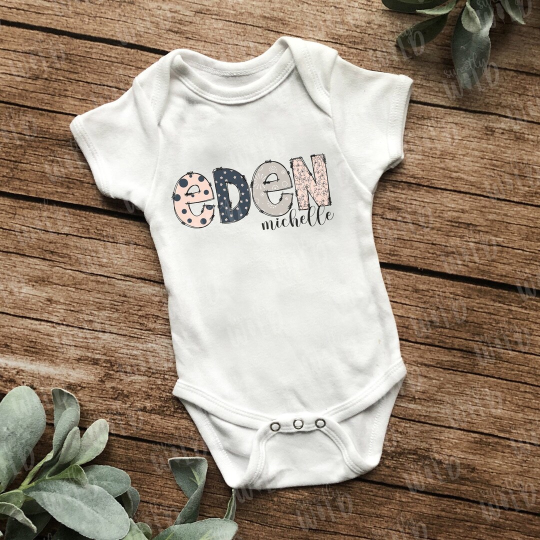 PNG - Custom Name - Sublimation Design - Baby Name - Baby Shower Gift ...