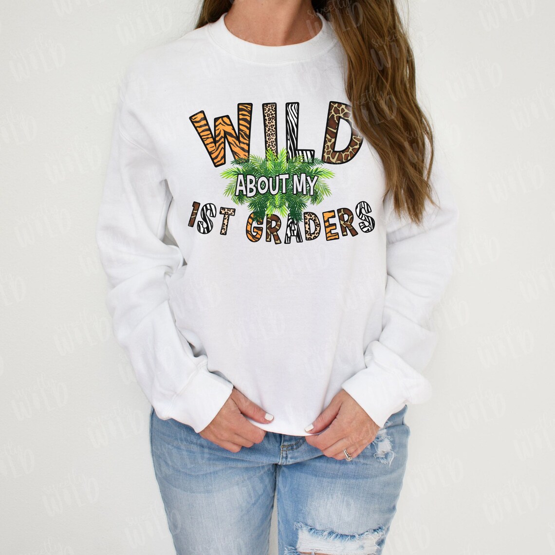 Custom Wild About PNG File Safari Animals Back to School - Etsy