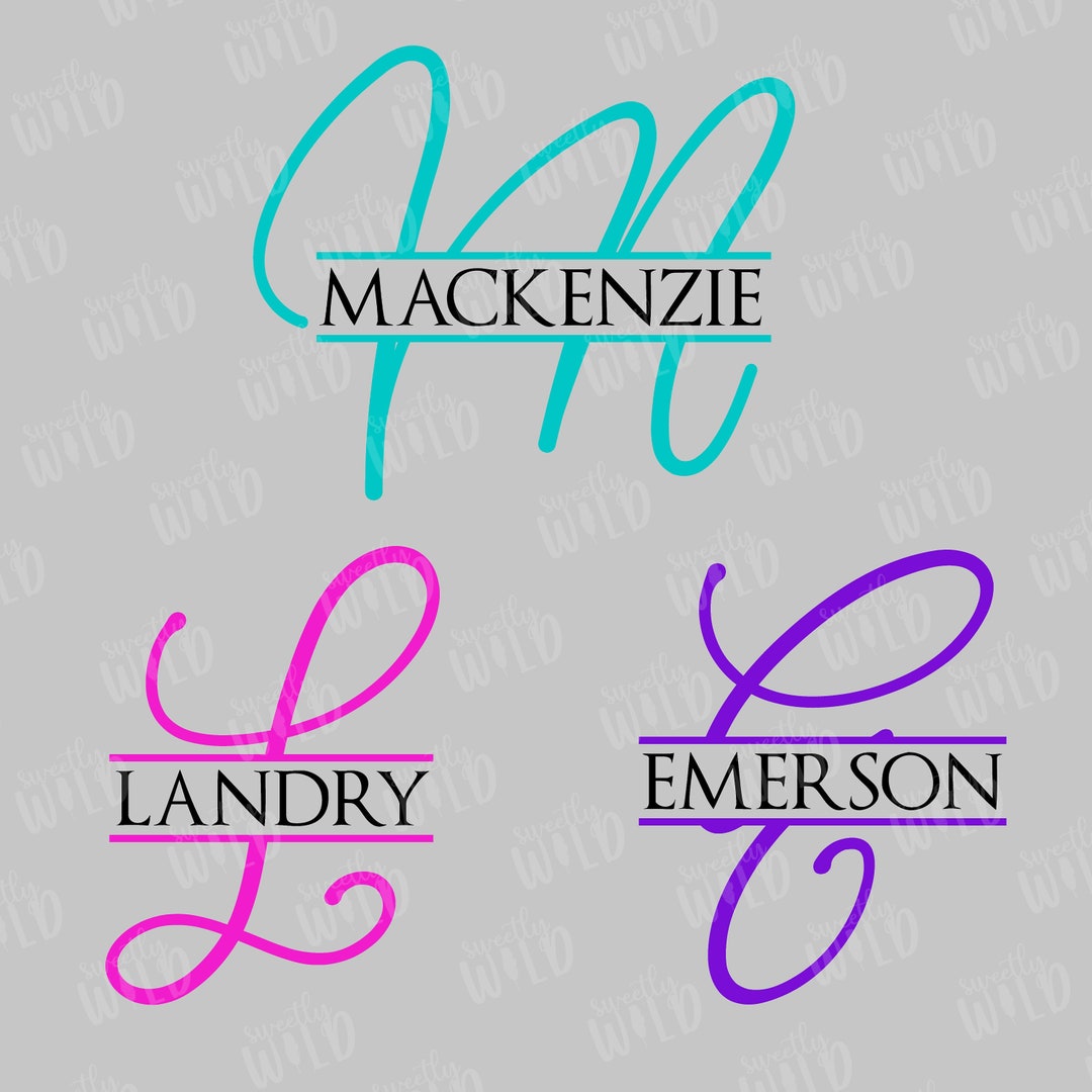 PNG - Custom Initial and Name Design - Sublimation Design - Custom Png ...