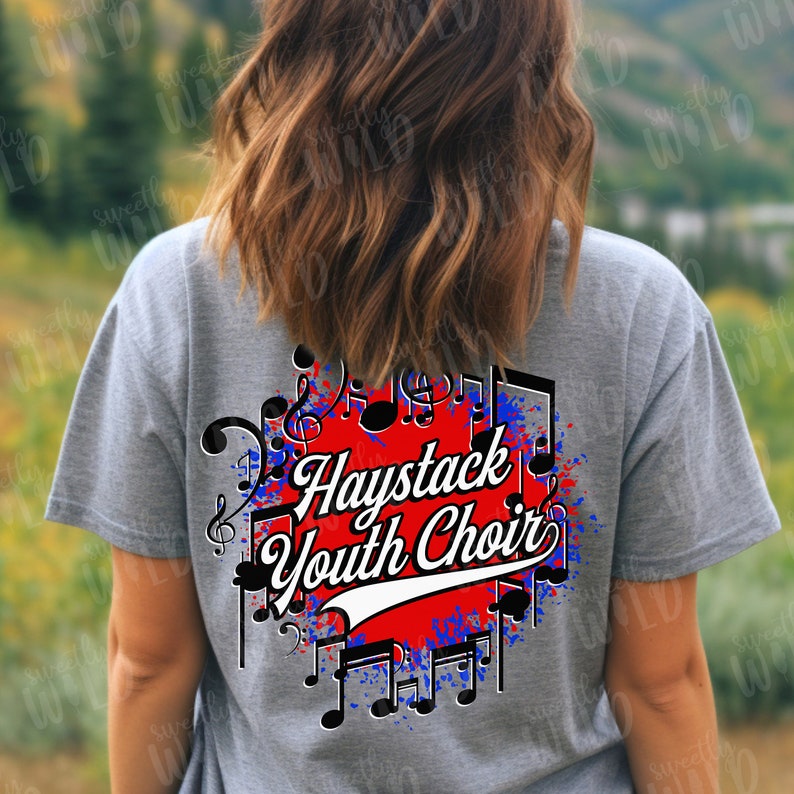 PNG - CUSTOM Choir or Band Shirt - Singing Music Group PNG Design ...