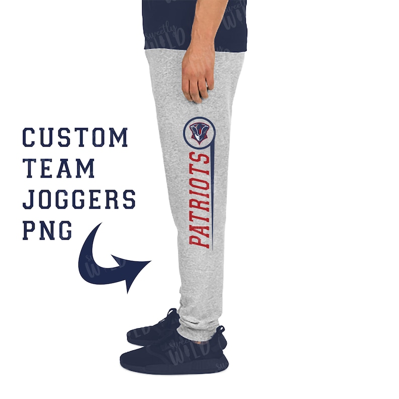 PNG Custom Team Mascot School Spirit Jogging Sweat Pants - Etsy