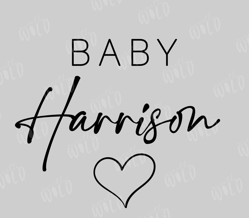 Custom Baby Name PNG Download Png Baby Onesie Design Custom - Etsy