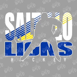 PNG - CUSTOM Ice Hockey Team Spirit Swoosh Shirt Design - Hockey Puck ...