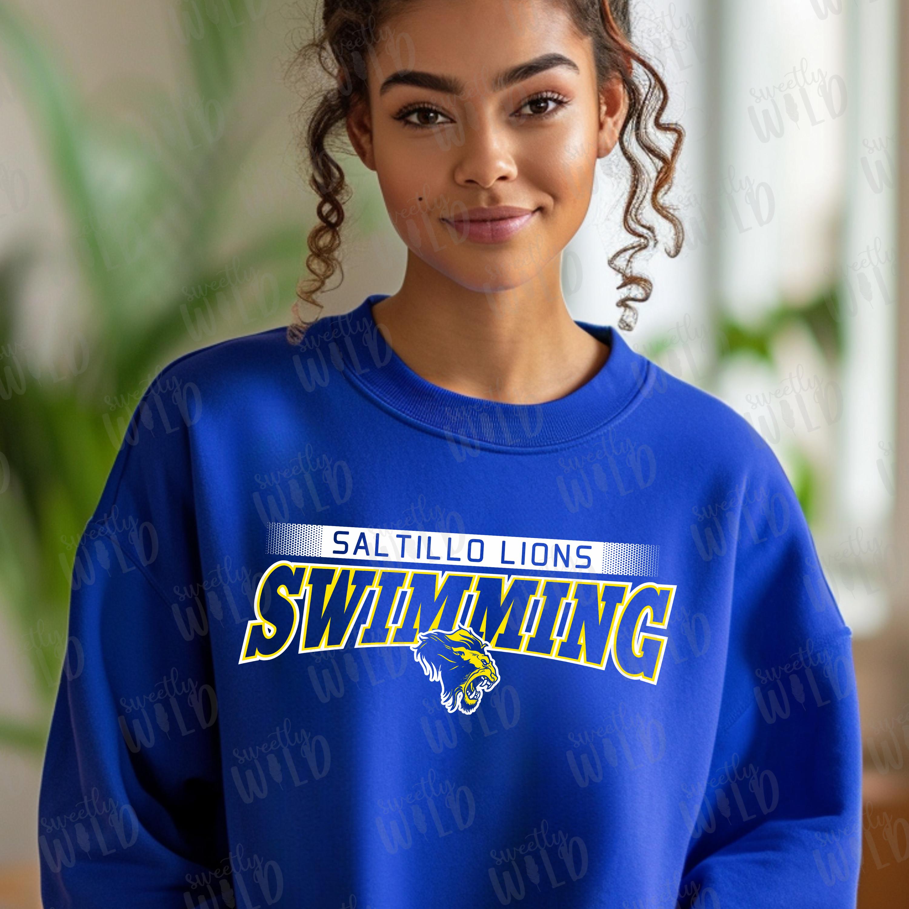 PNG - CUSTOM Swimming Team Mascot Spirit Shirt Design - Swimming Season ...