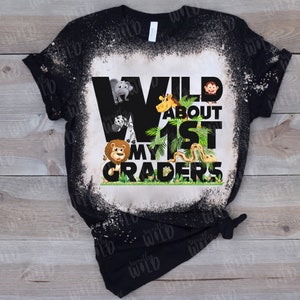 Custom Wild About My PNG File - Safari Animals - Back to School ...