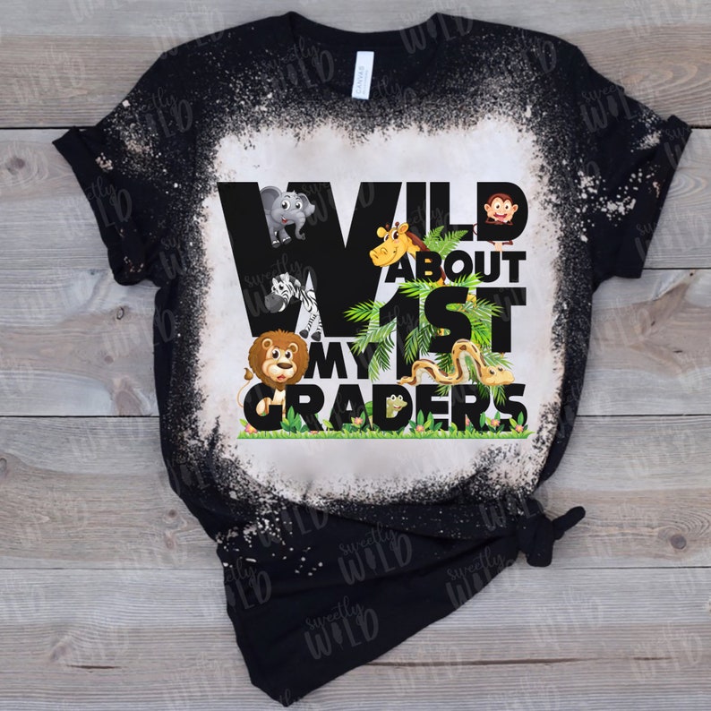 Custom Wild About My PNG File - Safari Animals - Back to School ...