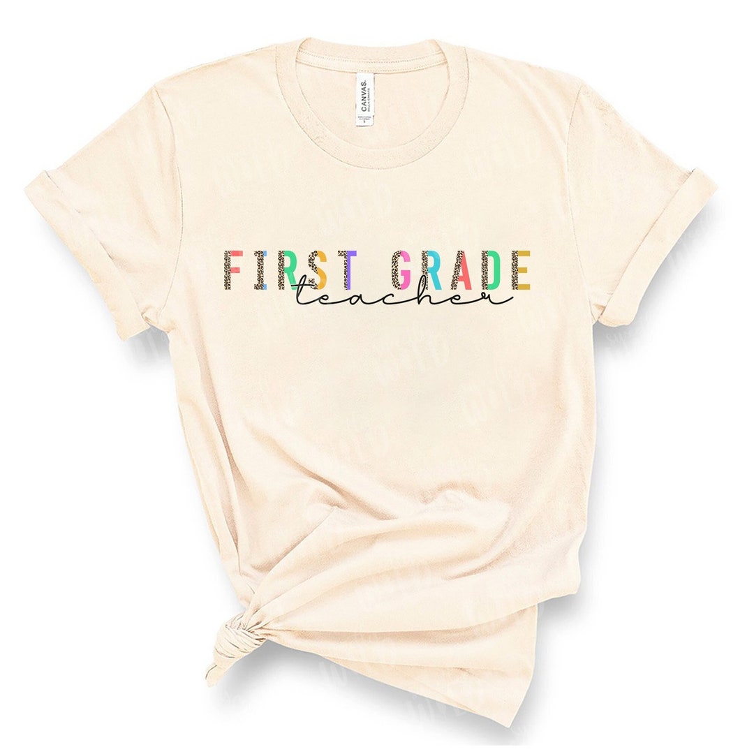 Custom School Grade Half Leopard Teacher PNG File - You Pick the Colors ...