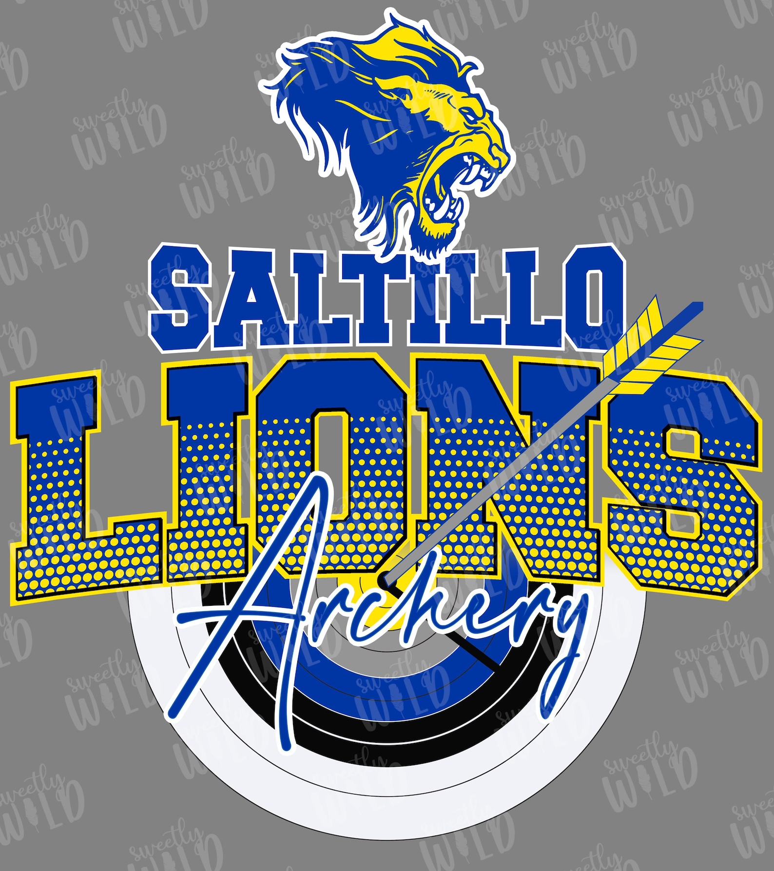 PNG - CUSTOM Archery Team Mascot Spirit Shirt Design - Archery Season ...