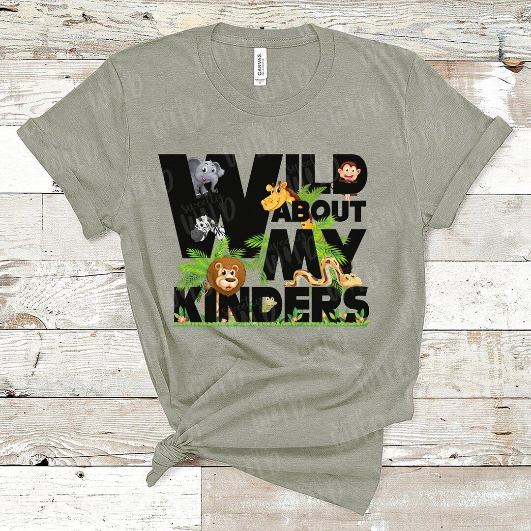 Custom Wild About My PNG File - Safari Animals - Back to School ...