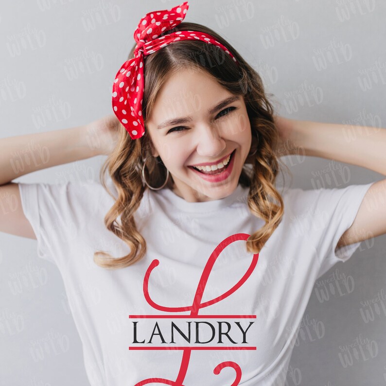 PNG Custom Initial and Name Design Sublimation Design - Etsy