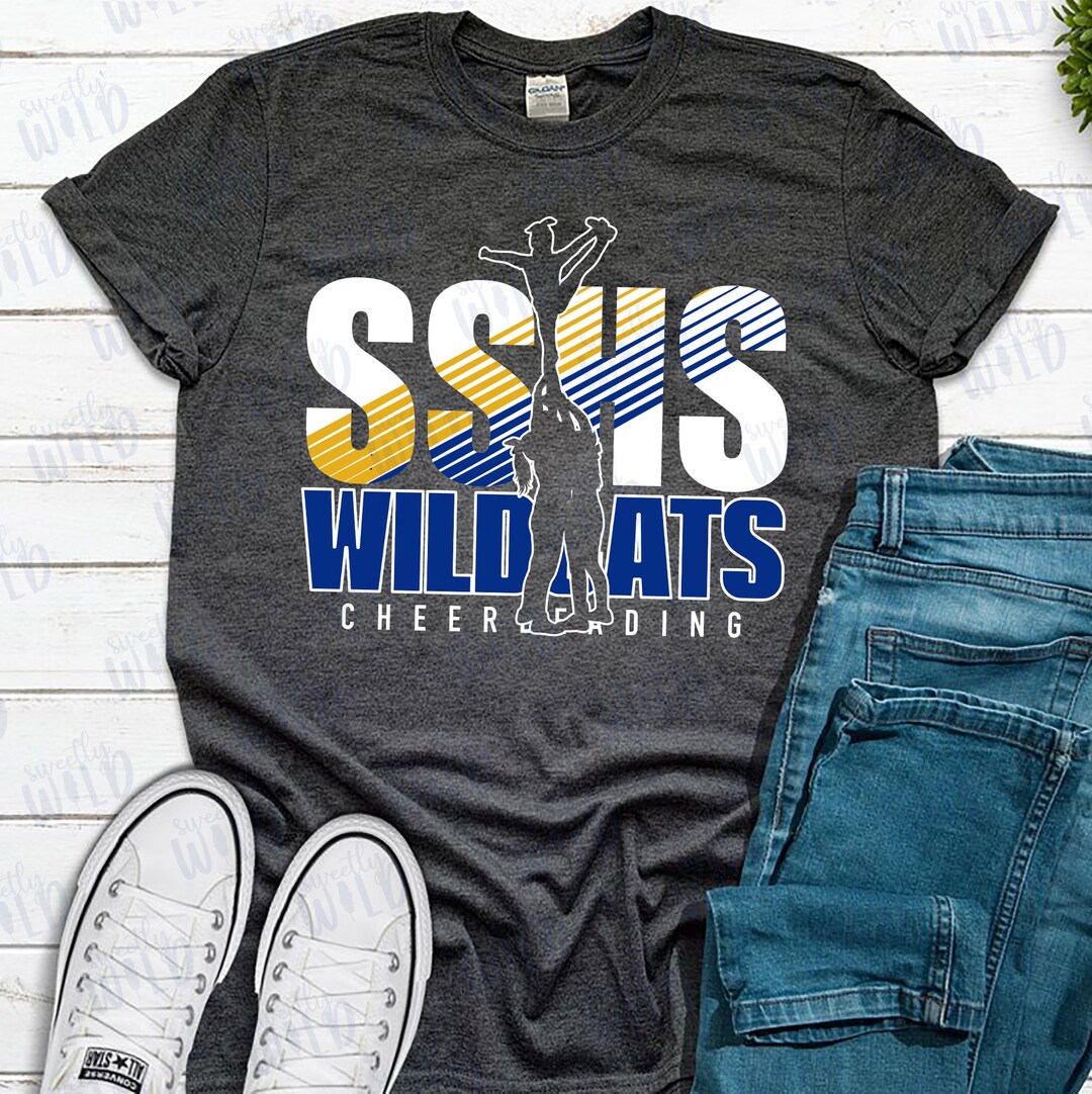 PNG - CUSTOM Cheerleading Mascot Spirit Shirt Design - Cheer Season ...