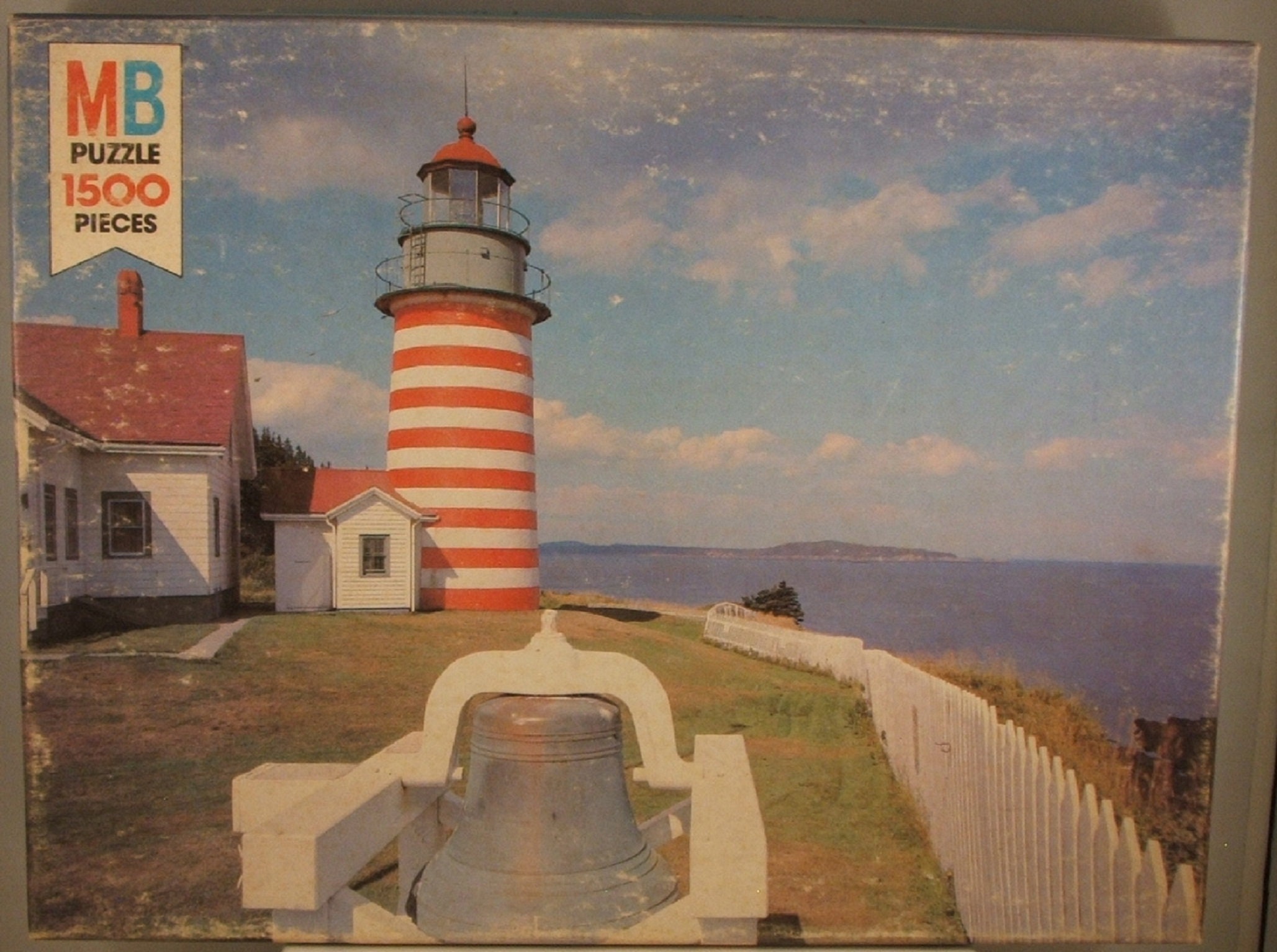 Vintage © 1978 Milton Bradley MB York 1500 Pc. Puzzle 4335-12 west ...