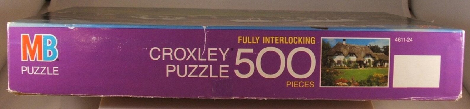 Vintage © 1989 MB Croxley 500 Pc. Puzzle #4611-24 ''thatched Eaves ...