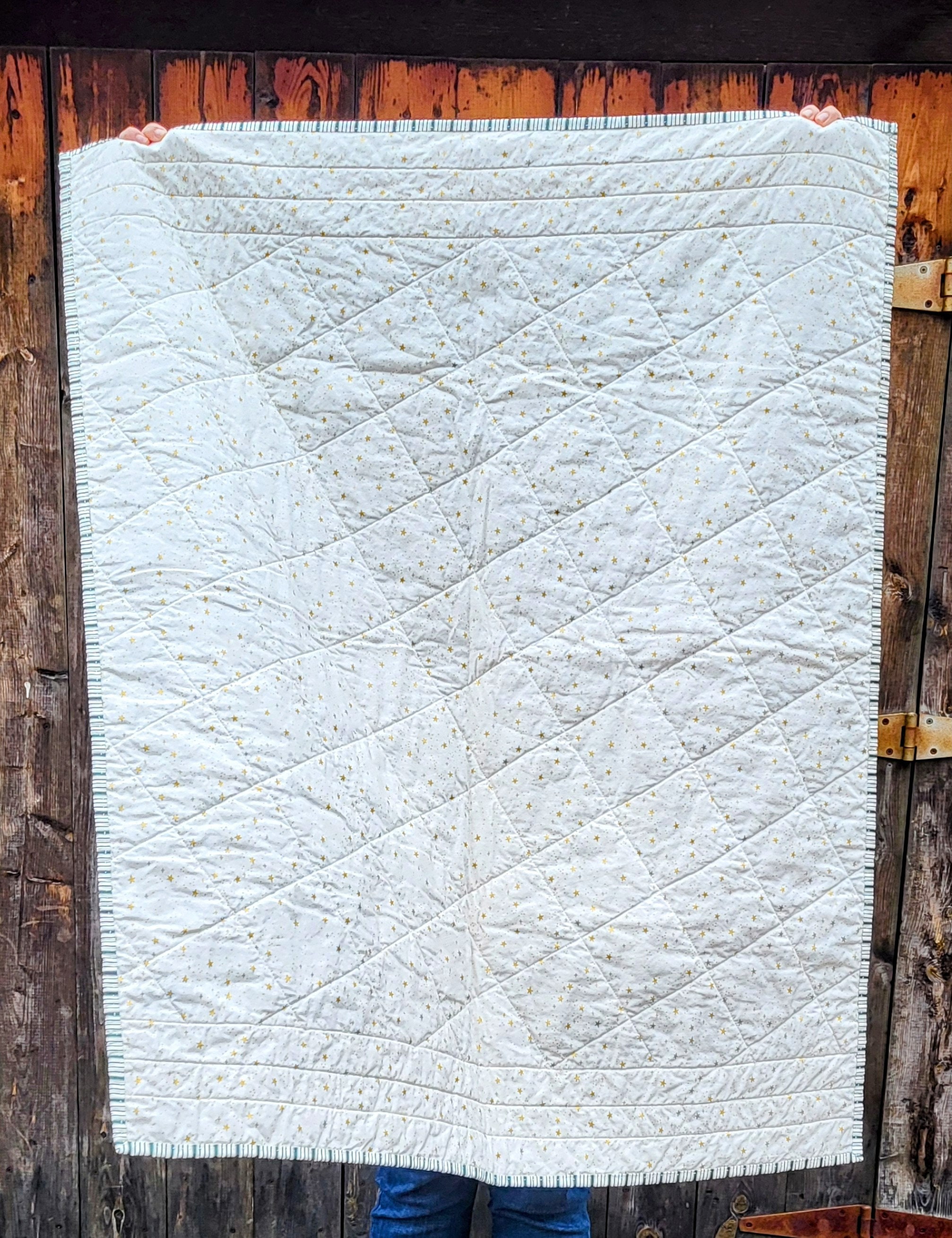 Lemonade Dreams Baby Quilt Gender-neutral Baby Quilt Botanical Themed ...
