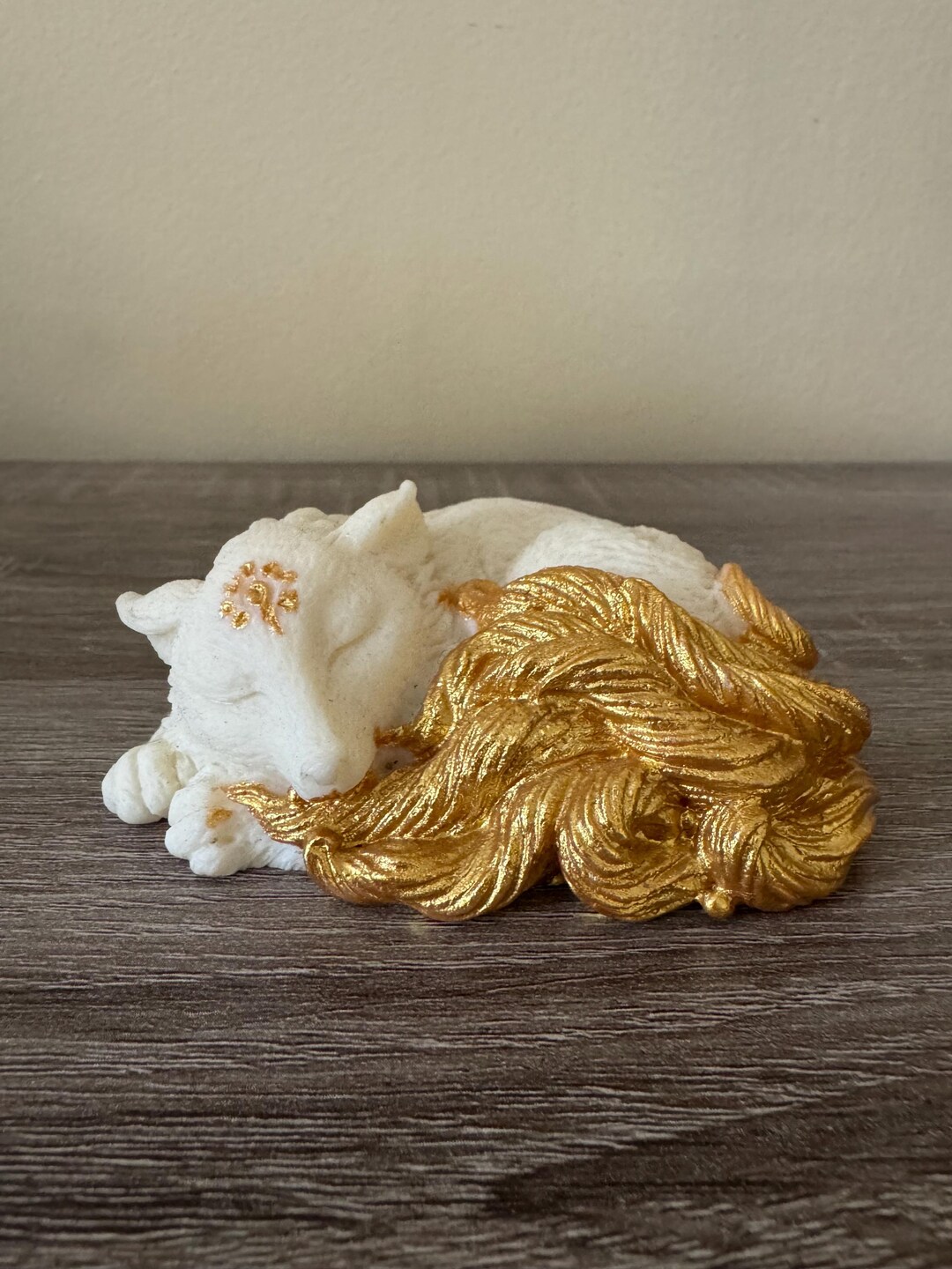 Nine Tailed Fox Kitsune Tagua Nut Carving - Etsy