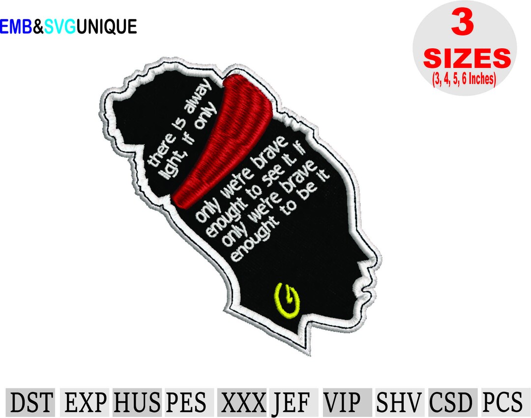 Digital File Amanda Gorman Patch, Poet Inagguration, Embroidery Desings ...