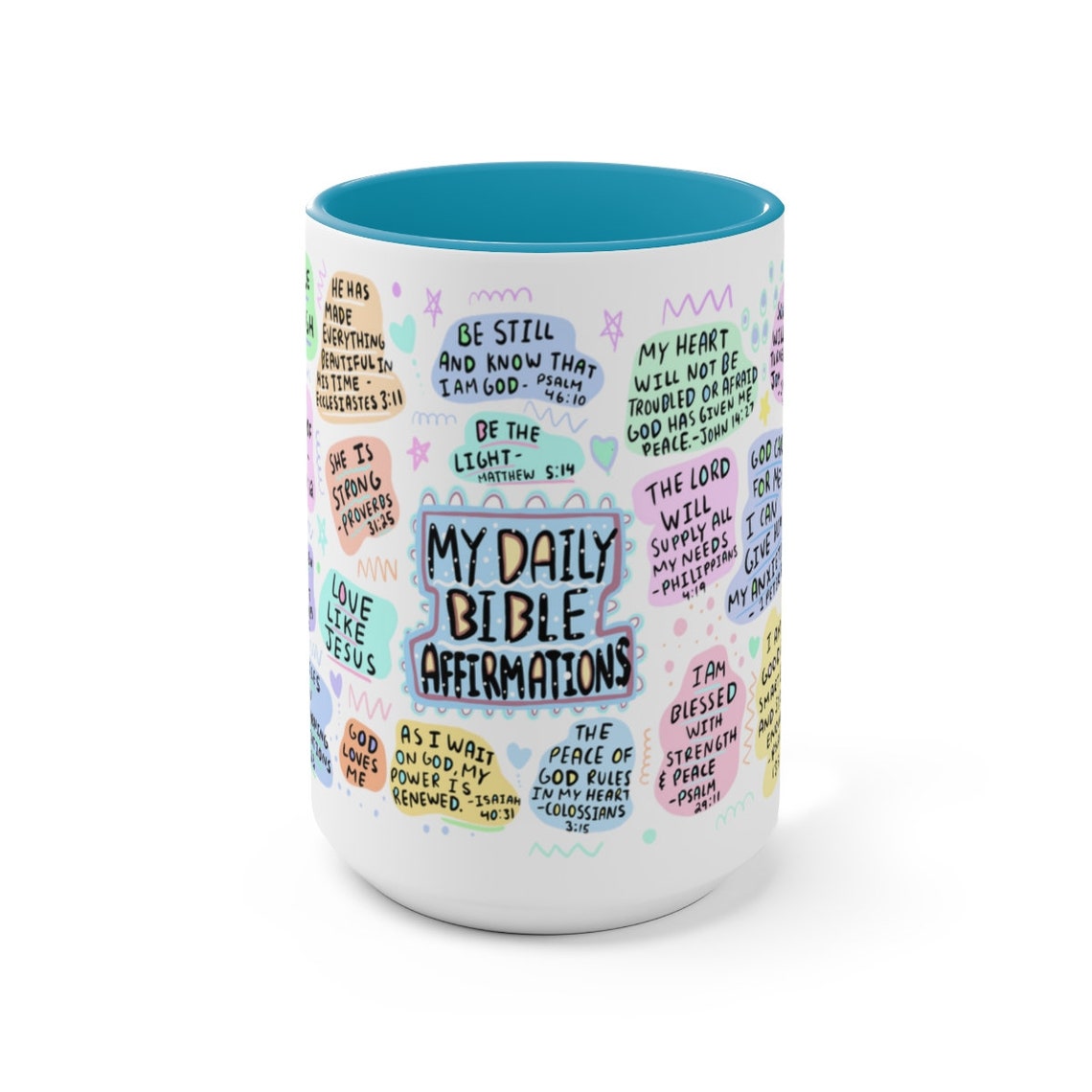 Bible Verse Coffee Mug Christian Coffee Mug Christian Gifts - Etsy