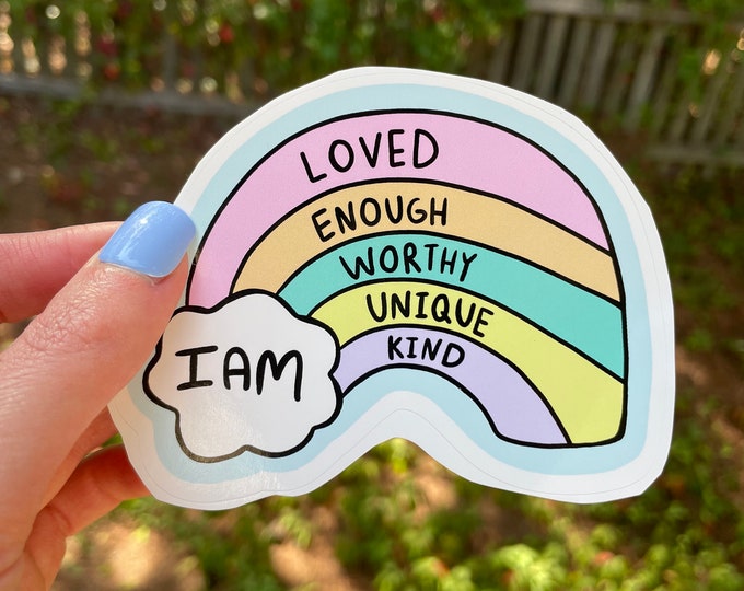 Affirmation Sticker Mental Health Sticker Self Care Sticker | Etsy