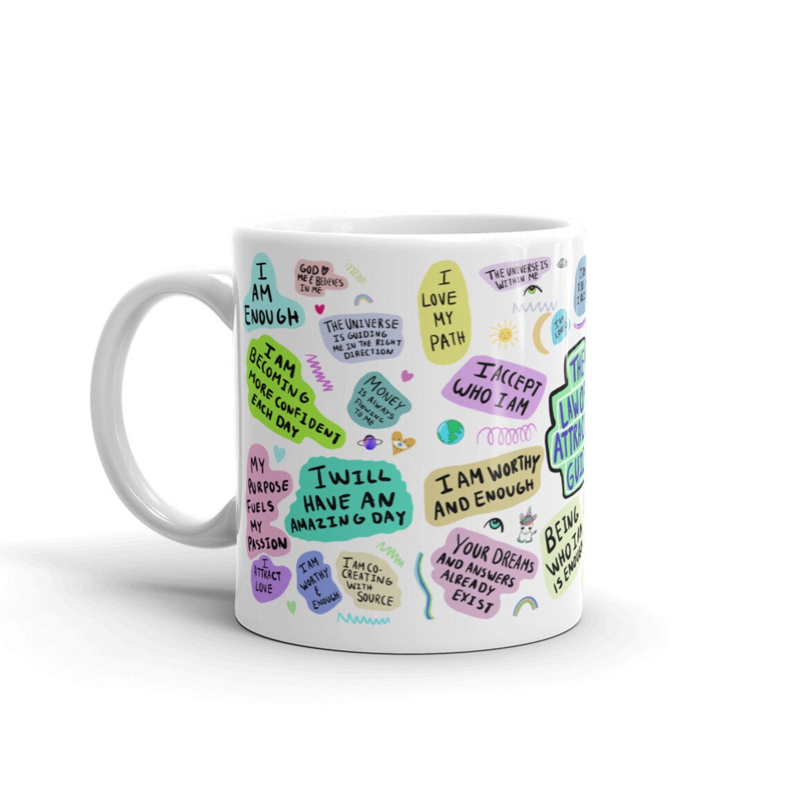 Affirmations Mug, Inspirational Mug, Motivational Mug, Self Care Mug ...