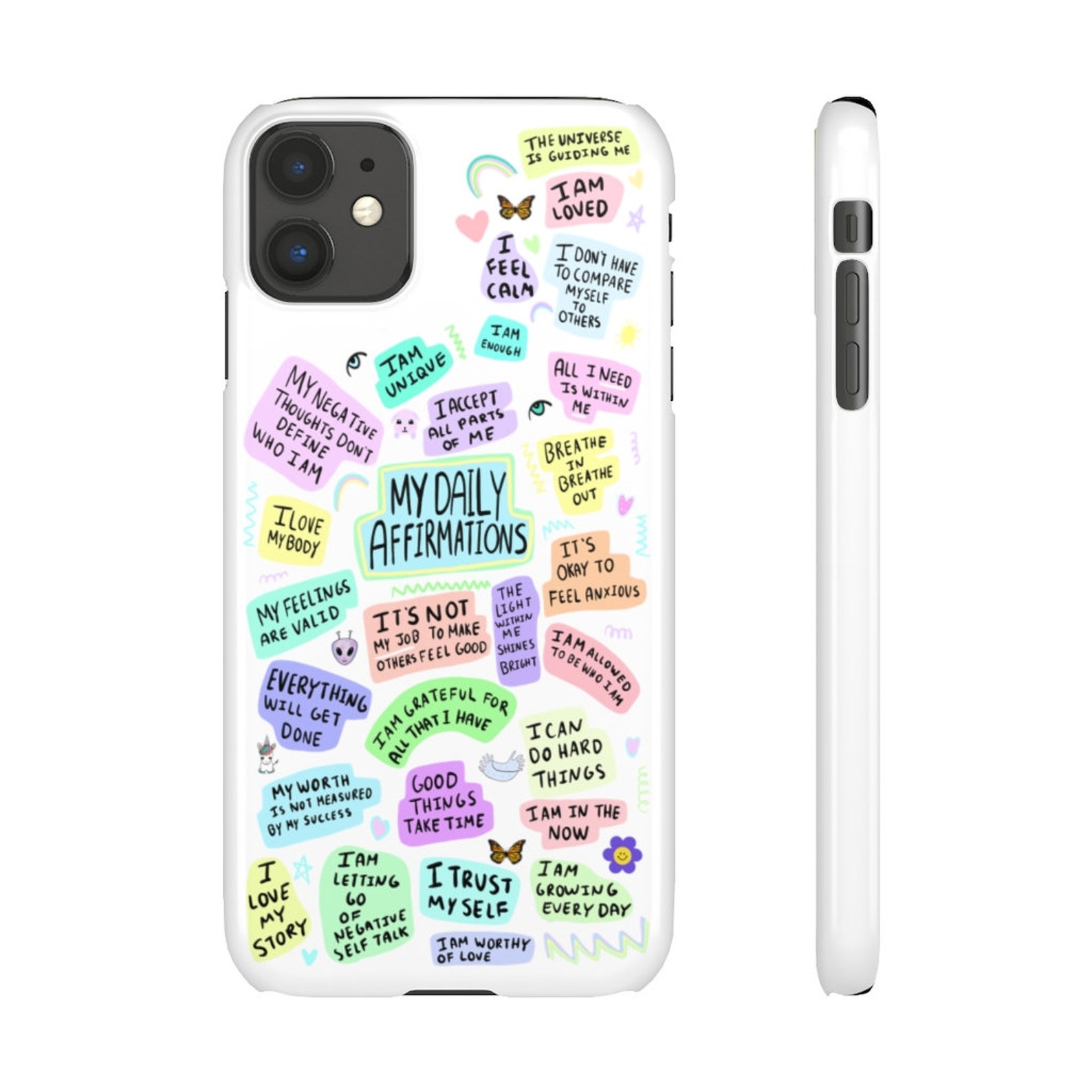 Aesthetic Quote Phone Case, Inspirational Phone Cases, Affirmations ...