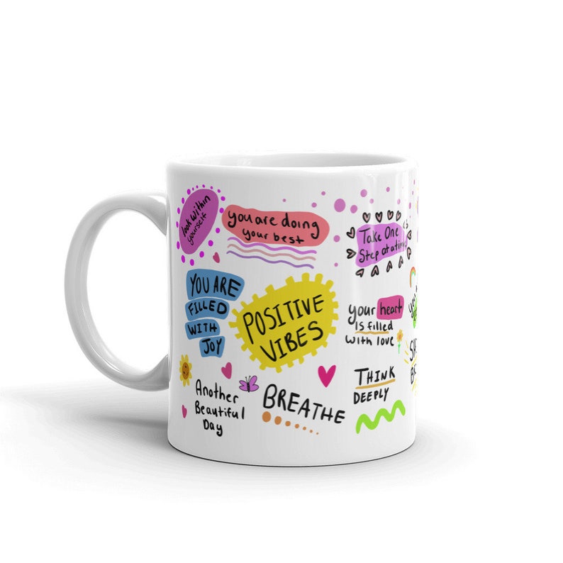 Affirmations Mug Inspirational Mug Motivational Mug Self Etsy