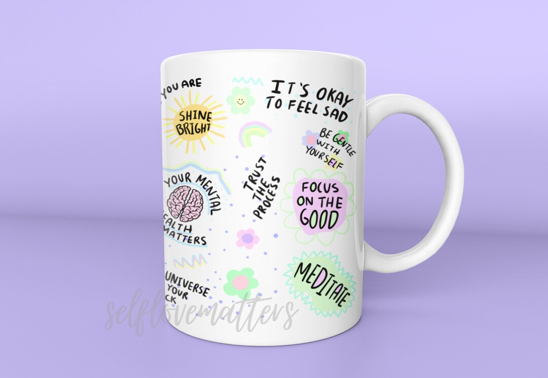 Affirmations Mug, Inspirational Mug, Motivational Mug, Self Care Mug ...