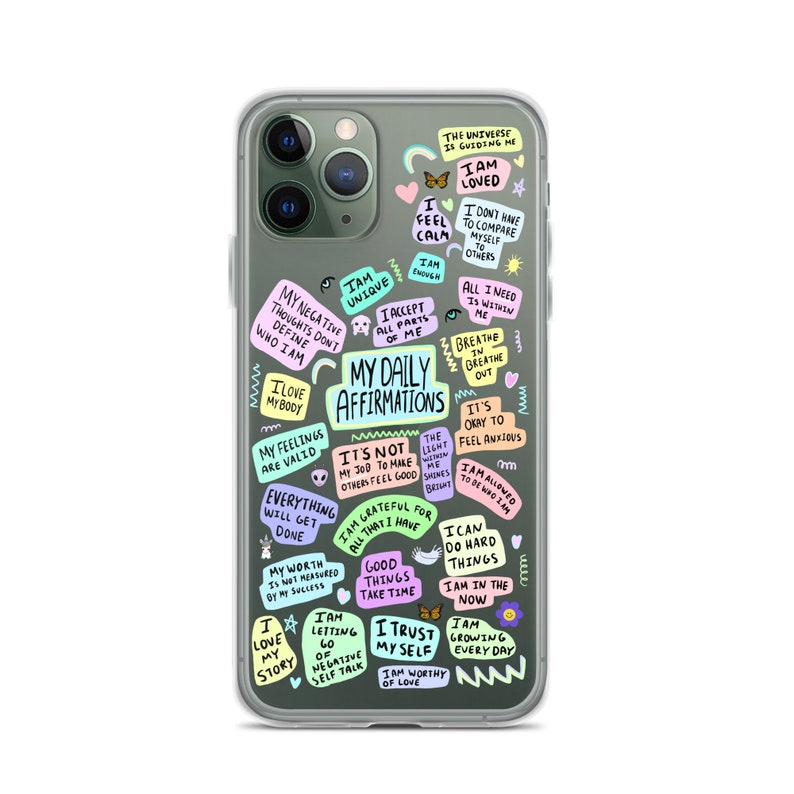 Aesthetic Quote Phone Case, Inspirational Phone Case, Mental Health ...