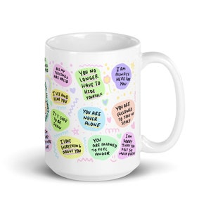 Affirmations Mug Positivity Coffee Mugs Mental Health Mug - Etsy