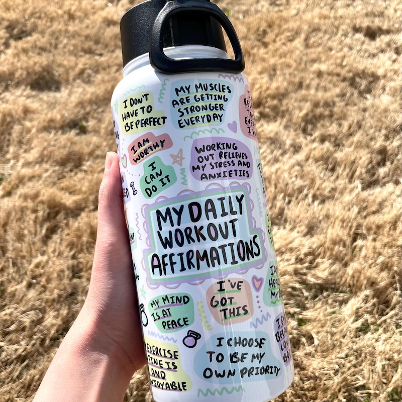 Motivational Water Bottle - Etsy