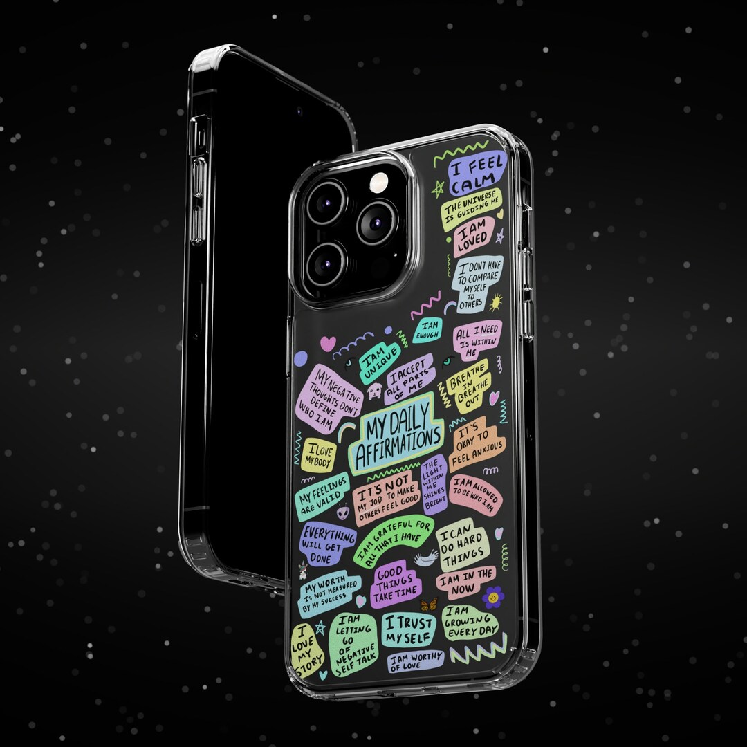 Aesthetic Quote Phone Case, Inspirational Phone Case, Mental Health ...