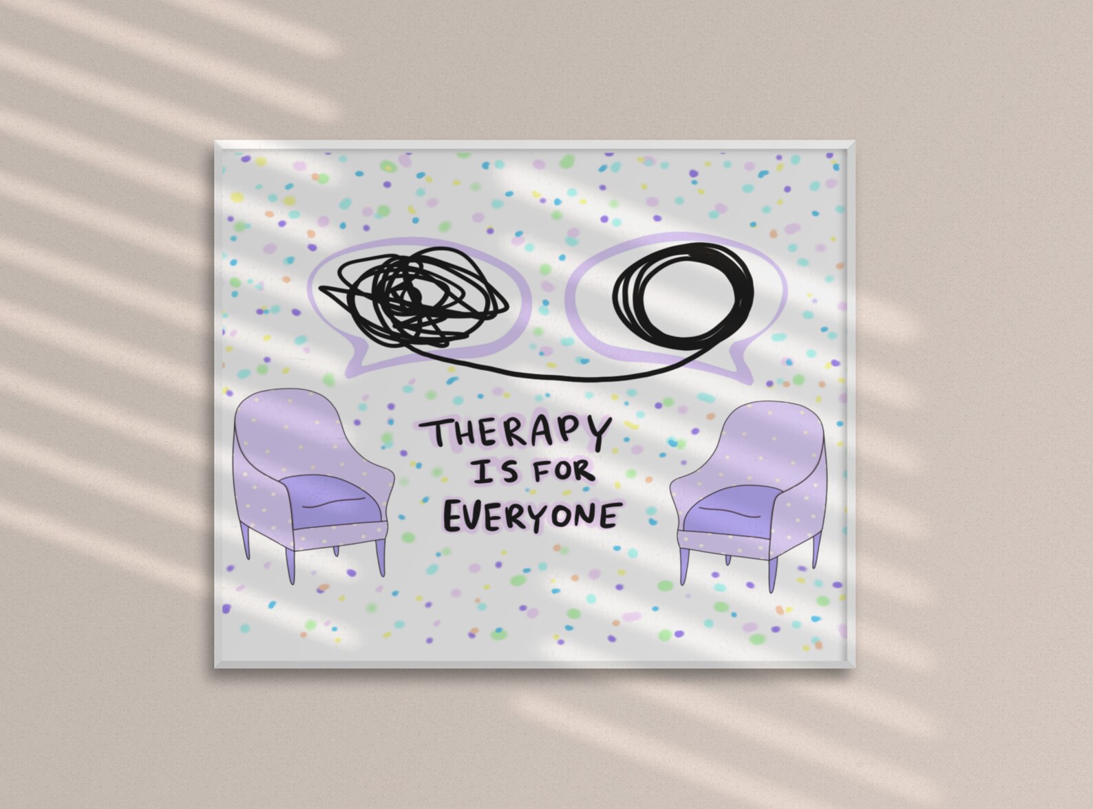 Therapy Office Wall Art Counselor Office Decor Mental Health | Etsy