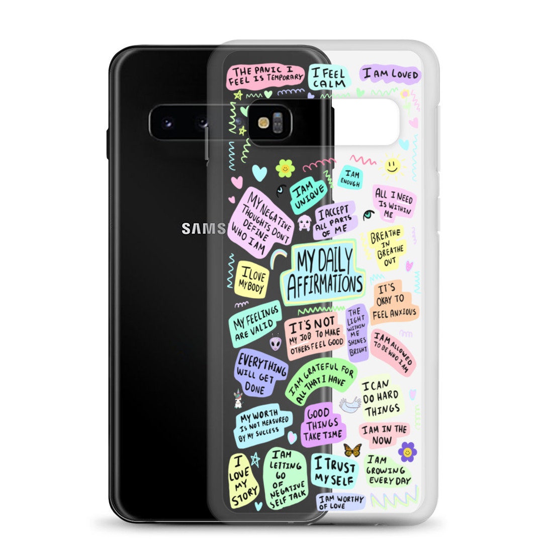 Aesthetic Quote Phone Case, Inspirational Phone Case, Mental Health ...
