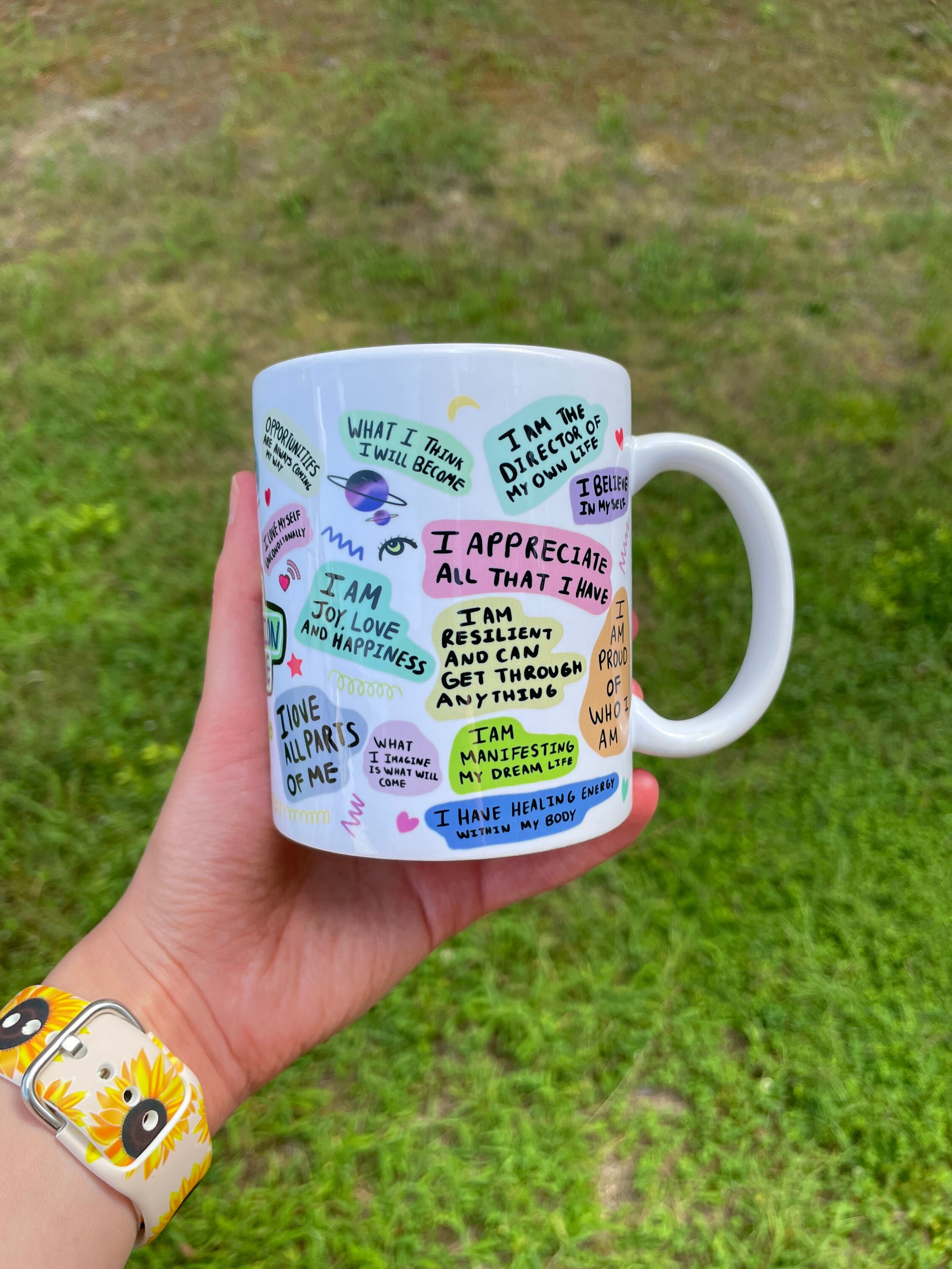 Affirmations Mug, Inspirational Mug, Motivational Mug, Self Care Mug ...