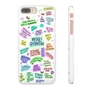 Aesthetic Quote Phone Case, Inspirational Phone Cases, Affirmations ...