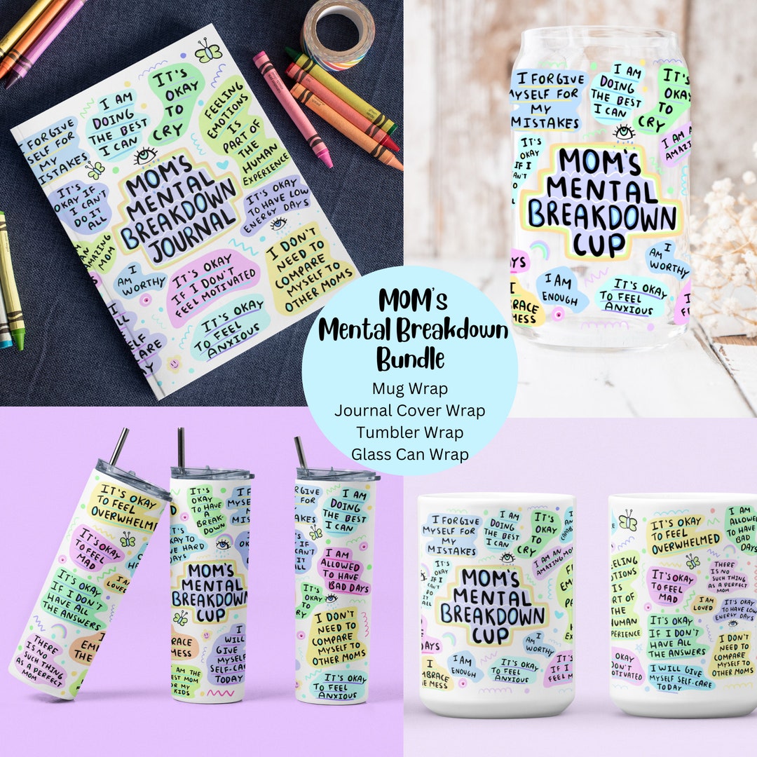 Mom's Mental Breakdown Sublimation Design, Mother's Day Sublimation ...